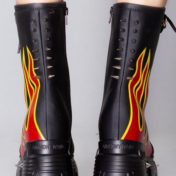 Anthony Wang | Shoes | Anthony Wang X Wtf Mtf Hot Shot Platform Boots ...